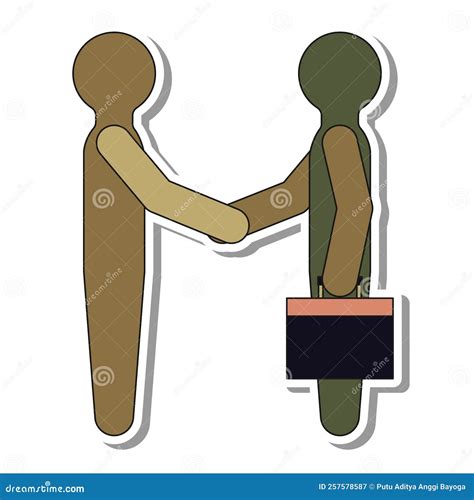 Negocio De Caricaturas Ilustración Del Vector Ilustración De Reparto 257578587