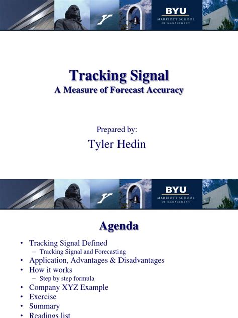 Tracking Signal In Forecasting Pdf Errors And Residuals Forecasting