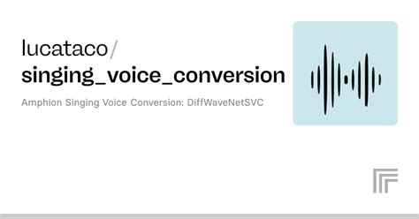 Lucataco Singing Voice Conversion Run With An API On Replicate