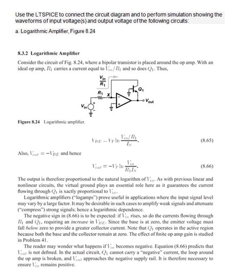 Solved Use The LTSPICE To Connect The Circuit Diagram And To Chegg