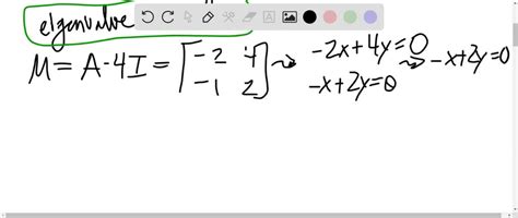 Solvedfor Each Of The Following Matrices Find All Eigenvalues And