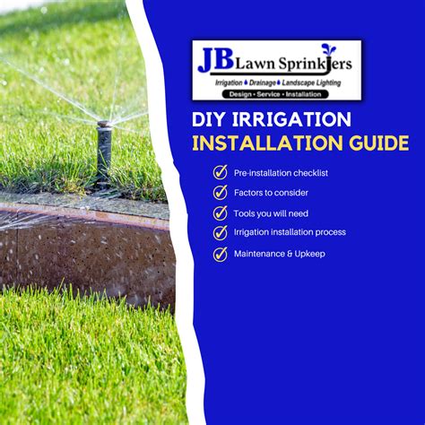 Diy Irrigation System Installation Guide