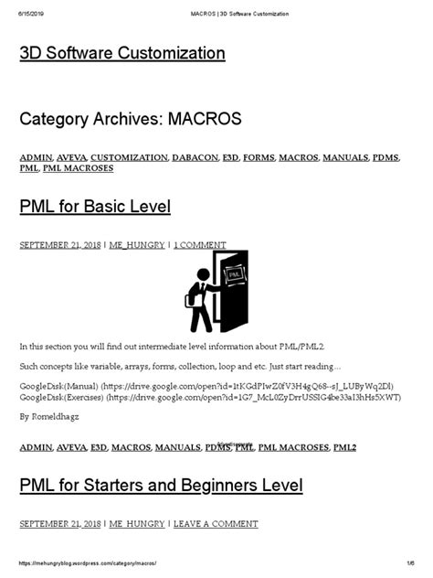 Macros 3d Software Customization Pdf Comma Separated Values Macro Computer Science
