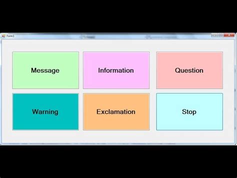 Visual Basic 2010 Tutorial Custom Message Box Youtube How To Get More