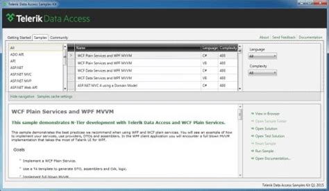 Telerik Data Access Samples Kit Download A Set Of Sample Program Codes That Give