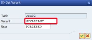 How To Create Your Own Variant In SAP SAPported