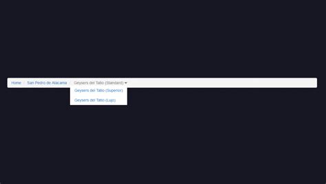 Breadcrumb With Dropdown Navigation
