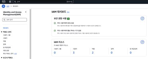 Aws Iam 사용자 및 권한 정책 관리 기초 그룹 역할