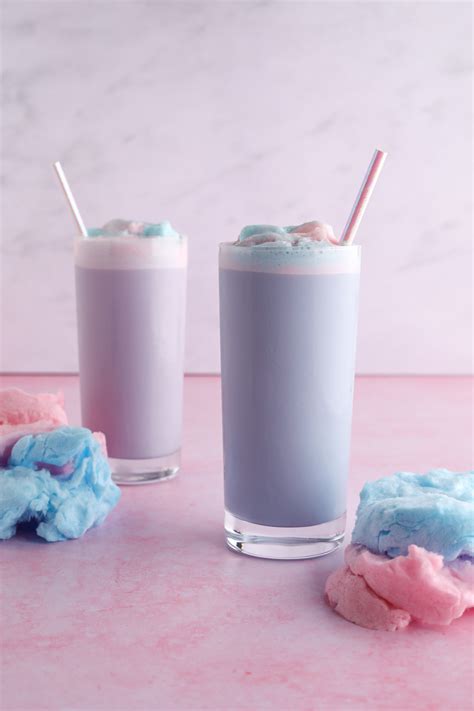 Cotton Candy Milkshakes
