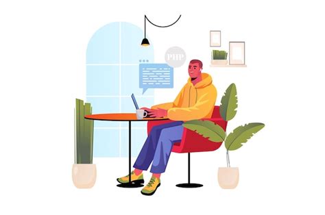 Premium Vector Programming Concept With People Scene In Flat Design Vector Illustration