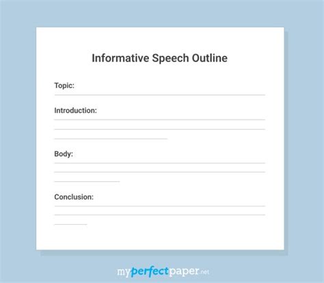 Informative Speech Outline A Complete Guide Examples