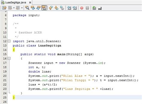 program menghitung luas segitiga ~ blog for it