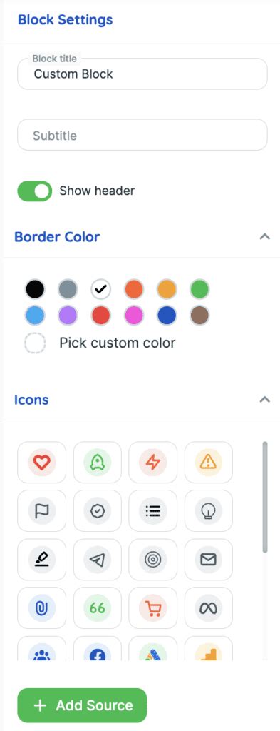 How To Create A Custom Block In Report Reportei