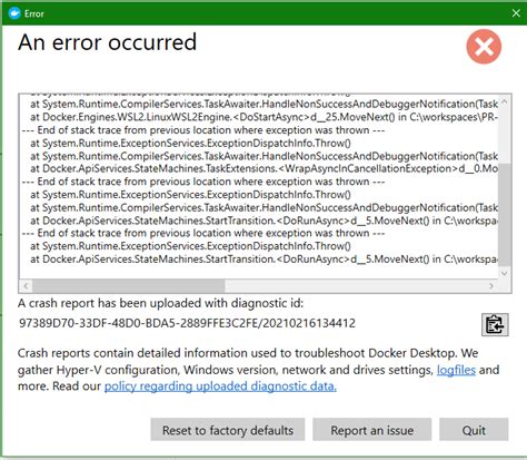 Docker Startup Failed Timed Out Waiting For The Lifecycle Server To Start Issue
