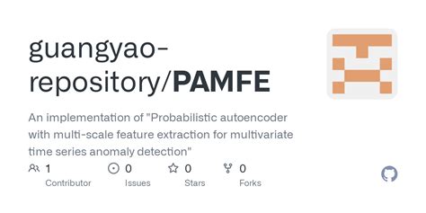 GitHub Guangyao Repository PAMFE An Implementation Of Probabilistic Autoencoder With Multi