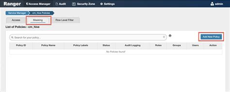 Dynamic Resource Based Column Masking In Hive With Ranger Policies