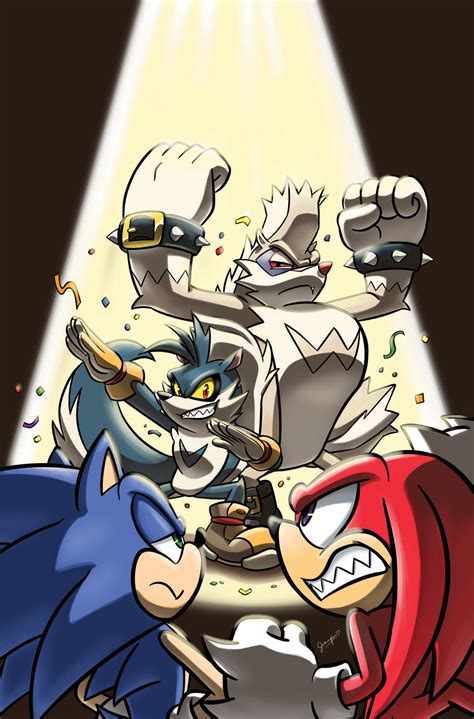 Jens Drawings Knuckles The Echidna Rough The Skunk Sonic The Hedgehog Tumble The Skunk