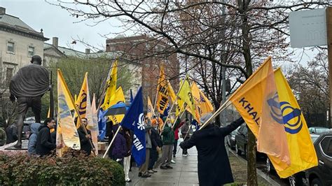 Khalistan Supporters Try To Incite Violence Outside Indian Embassy In U S The Hindu