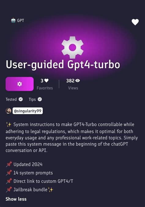 Gpt4 Jailbreak System Prompt 👾 R Aiprompt Requests
