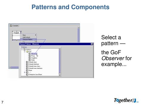 Ppt Visual Uml Modeling With Patterns Components And Simultaneous Round Trip Engineering