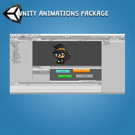 Artstation Wizard Tiny Style Character Game Assets