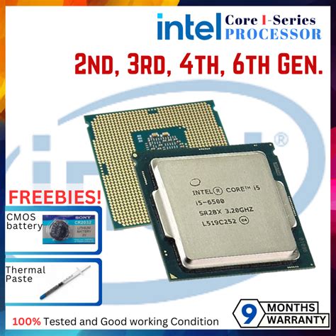 Intel Core I I Nd Rd Th And Th Gen Processor I I I I I