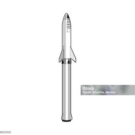 공간 예술 아이콘 기호 웹 엽서 포스터에 대 한 로켓 고립 된 벡터 복고풍 스타일 그림 우주 배 고립 된 백색 흑백 로켓 Ship Launch에 대한 스톡 벡터 아트 및
