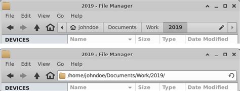 Xfcethunarthe File Manager Window Xfce Docs