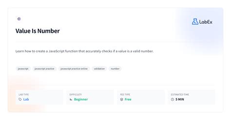 Dominando A Validação De Números Em Javascript Labex