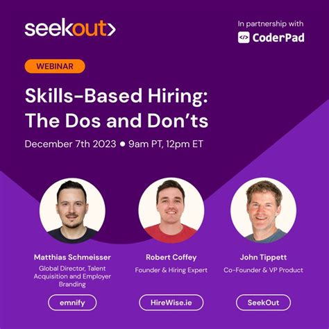 Stephanie Mordoh On Linkedin Skills Based Hiring The Dos And Donts Coderpad