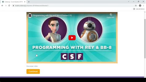 Code Org Curso Express Etapa Bucles Con Rey Y BB YouTube