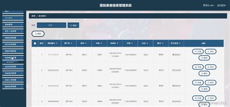 计算机毕设nodejsvue医院患者信息管理系统（程序lw部署）医院信息管理系统患者界面 Csdn博客
