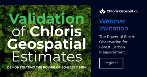 Florian Reber On Linkedin Welcome You Are Invited To Join A Webinar Validation Of Chloris…