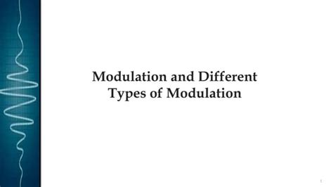 Advantages Modulationprppptx