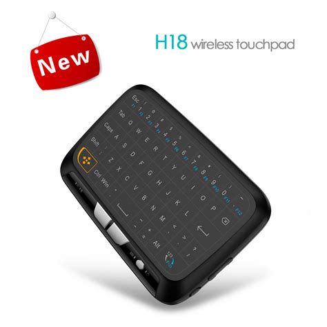 Mini 2 4GHz Wireless Keyboard H18 Touchpad Keyboard For TV Box H18 Touchpad And H18 Remote