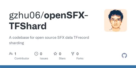 Github Gzhu06opensfx Tfshard A Codebase For Open Source Sfx Data