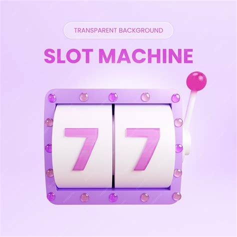 premium psd slot machine 3d rendering illustration