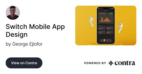 Switch Mobile App Design By George Ejiofor