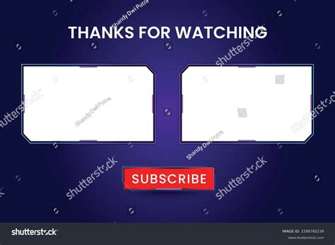 youtube end screen over 104 royalty free licensable stock