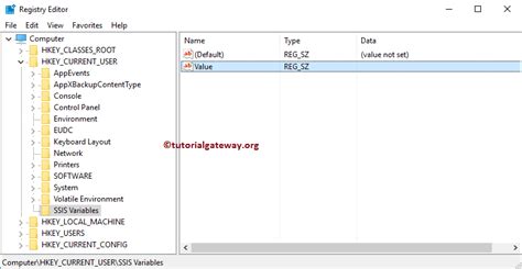 Ssis Package Configuration Using Registry Entry
