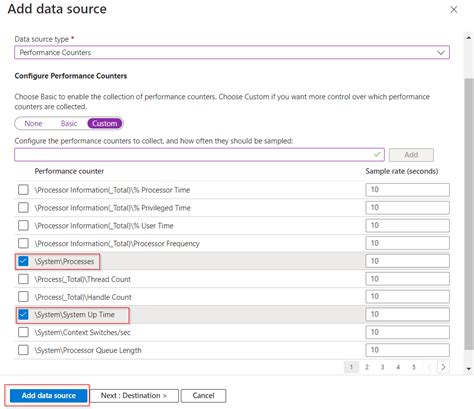 azure vm insights not logging all running processes stack overflow