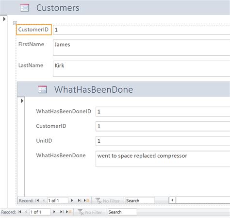 Database Is There A Way To Have 2 Dates Under A Customers Name In