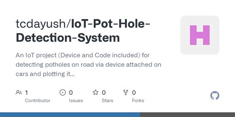 Github Tcdayush Iot Pot Hole Detection System An Iot Project Device And Code Included For