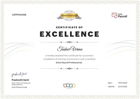 tushar verma on linkedin certification hr payrollmanagement