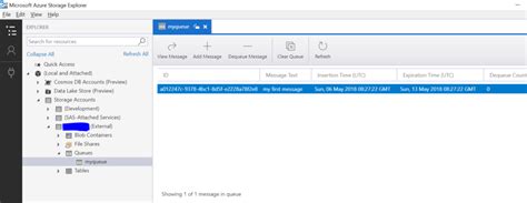 add message to azure queue mulesoft azure storage connector