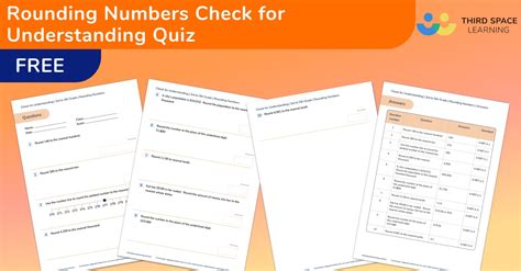[free] Rounding Numbers Check For Understanding Third Space Learning