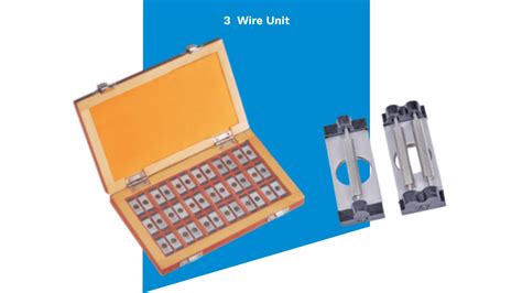 3 Wire Measuring Set Supplier Manufacturer In Pune India Accurate Metrology