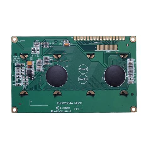 20x4 Oled Module Greenyellow Character Display With Mcu Spi I2c