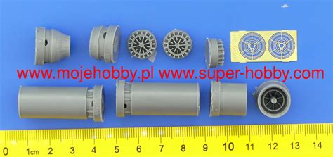 f 14a openand closed exhaust nozzles for academy kit res kit u72 0070