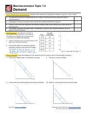 Macro Topic 1 4 Demand Pdf Macroeconomics Topic 1 4 Demand Part 1 Check Your Understanding